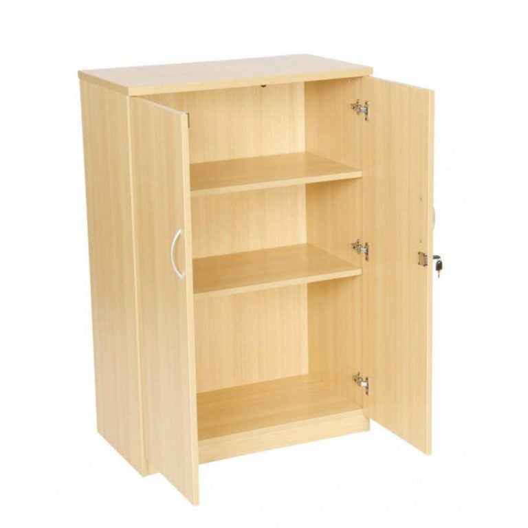 Beech Storage Cupboard (1200mm) - The Office Furniture Company